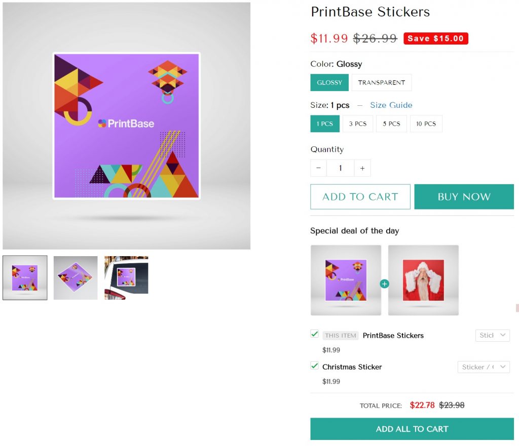 Hướng Dẫn Bán Sản Phẩm Sticker | PrintBase Selling Guide